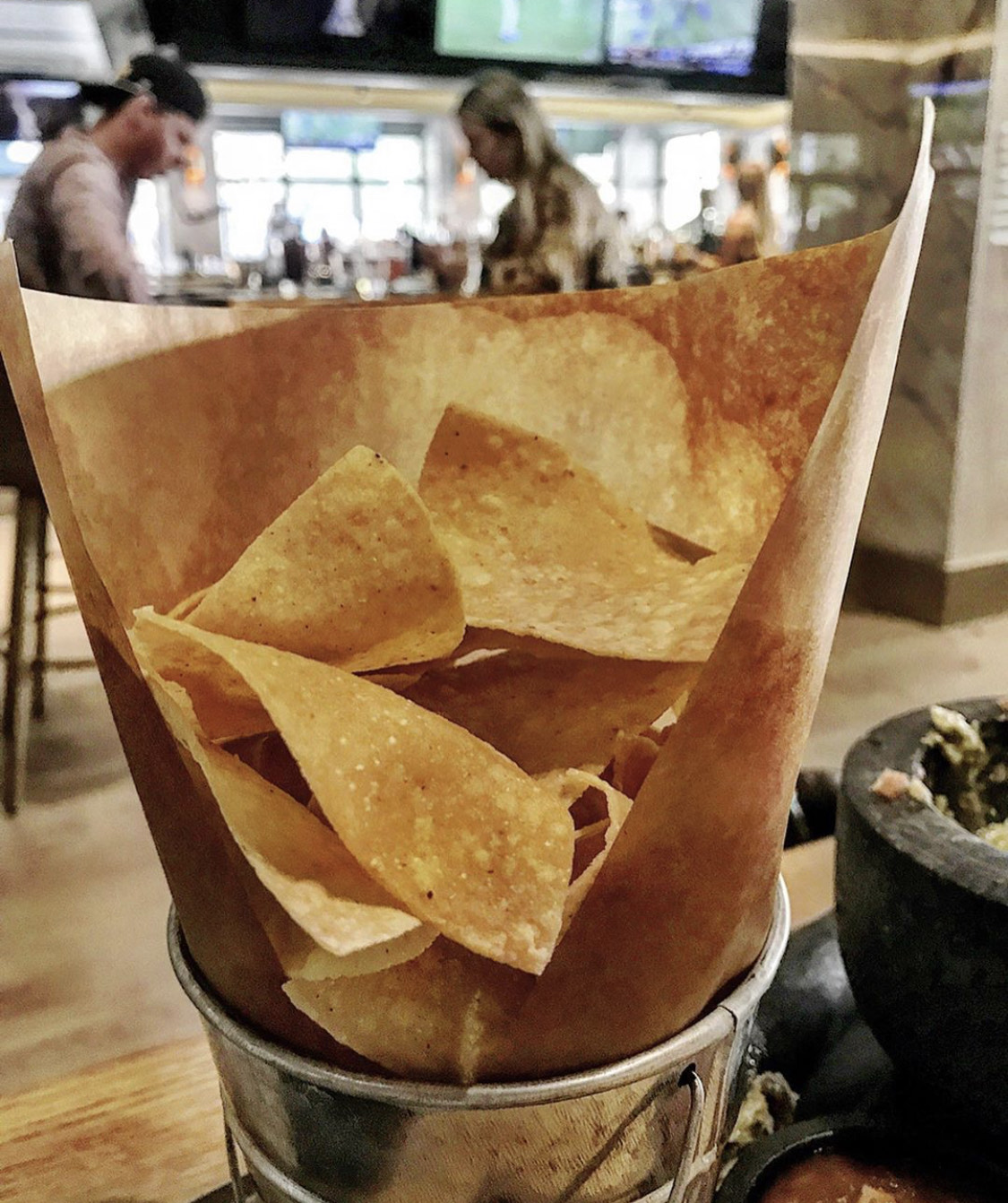 FRESH SMASHED GUACAMOLE @ MOXIE'S