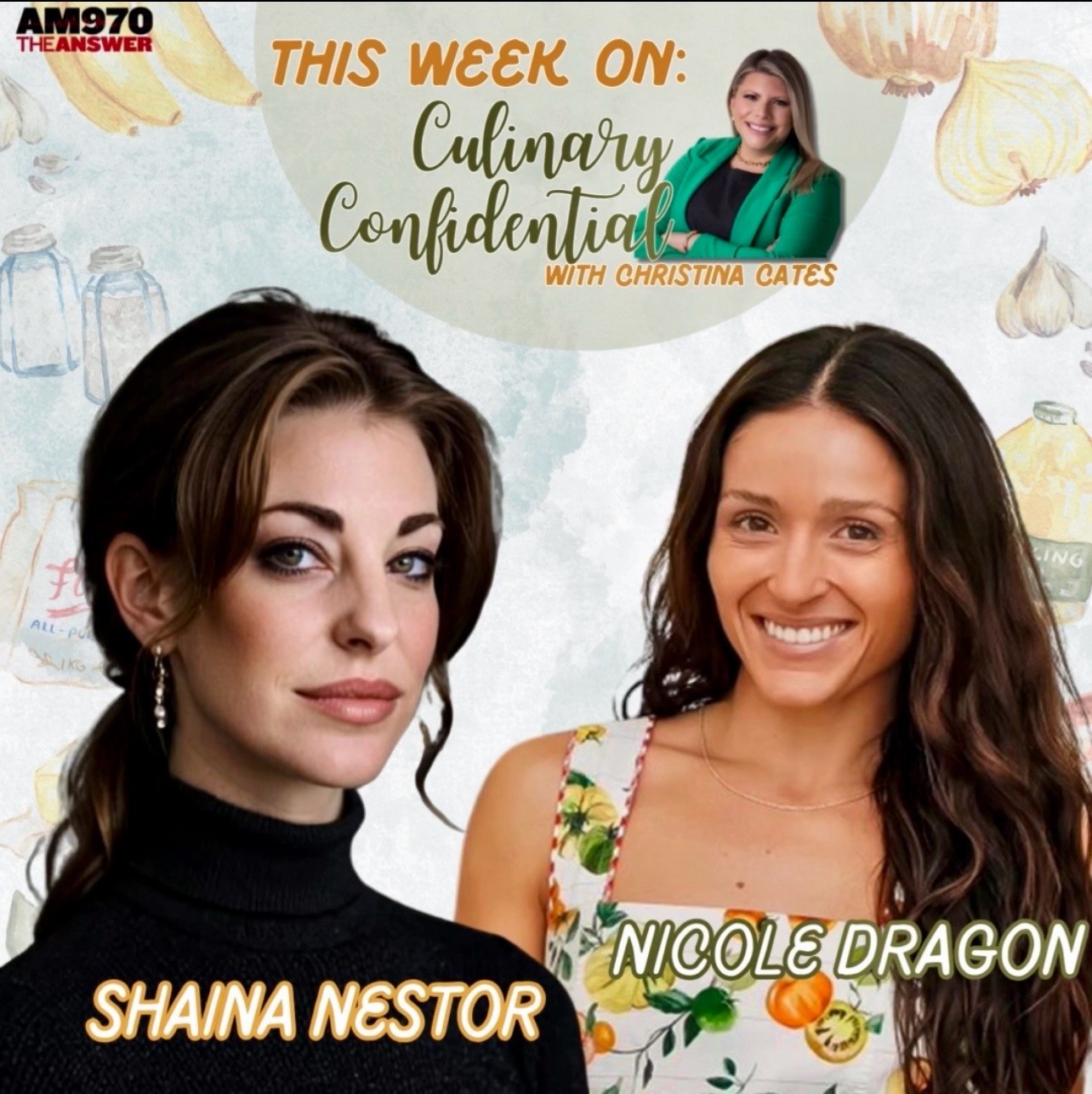 SHAINA & NICOLE JOIN CHRISTINA ON CULINARY CONFIDENTIAL