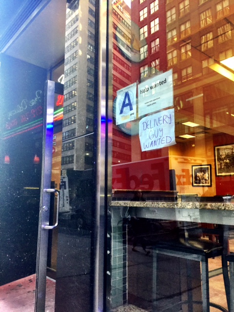 "DELIVERY GUY WANTED"