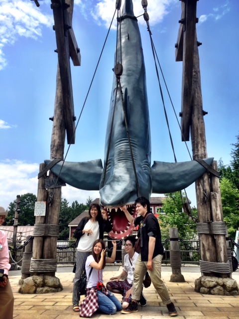 HANGING WITH A SHARK